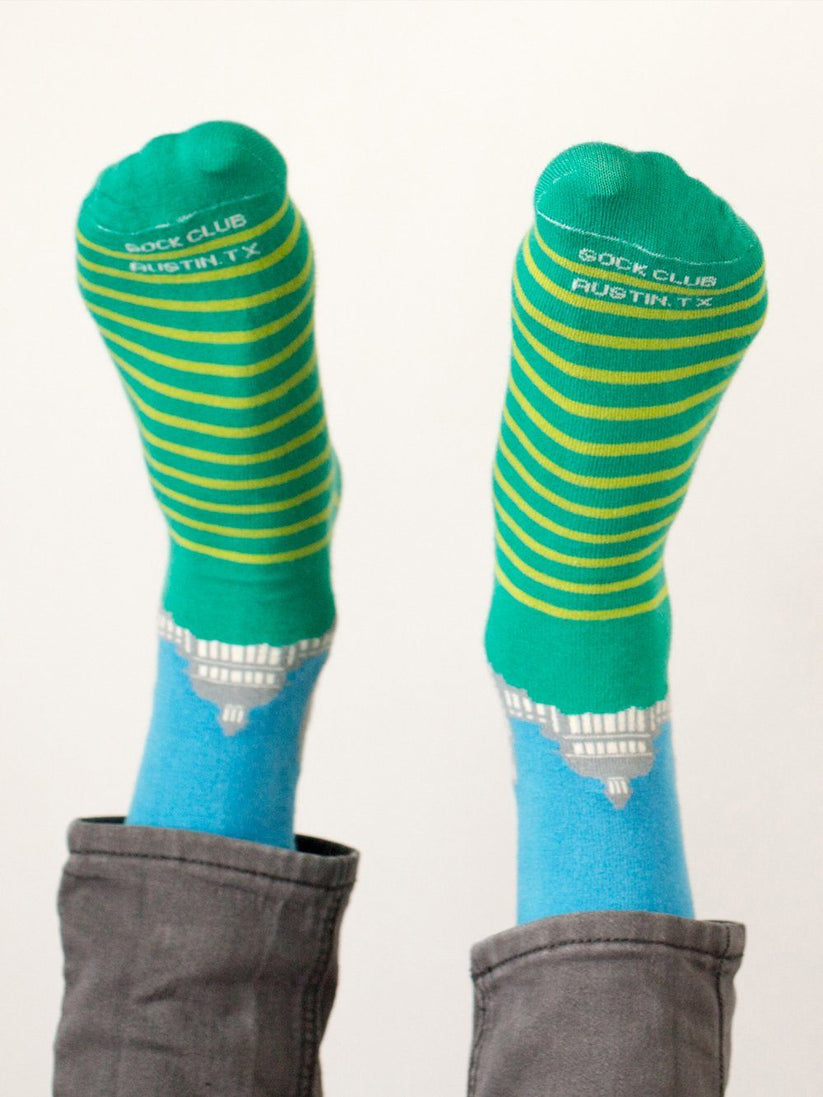 Austin Skyline Socks | Awesome Dress Socks | Sock Club Store